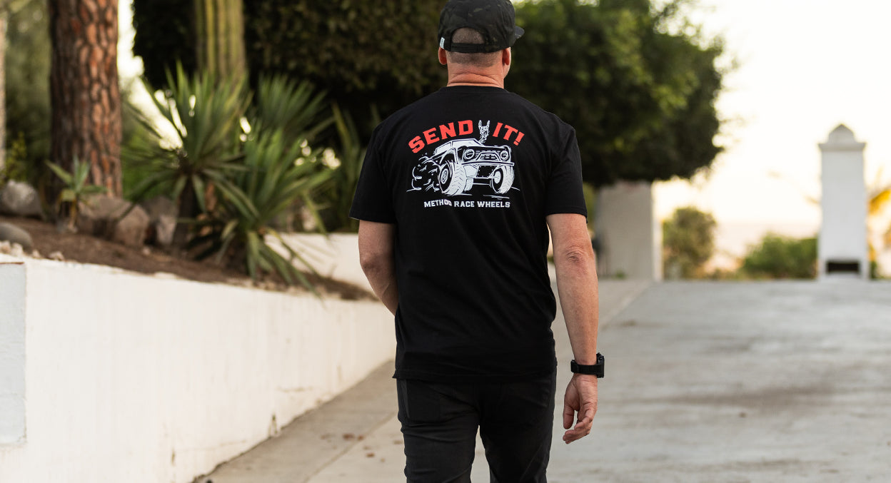 Method Send It Tee | Black – Method Race Wheels Australia