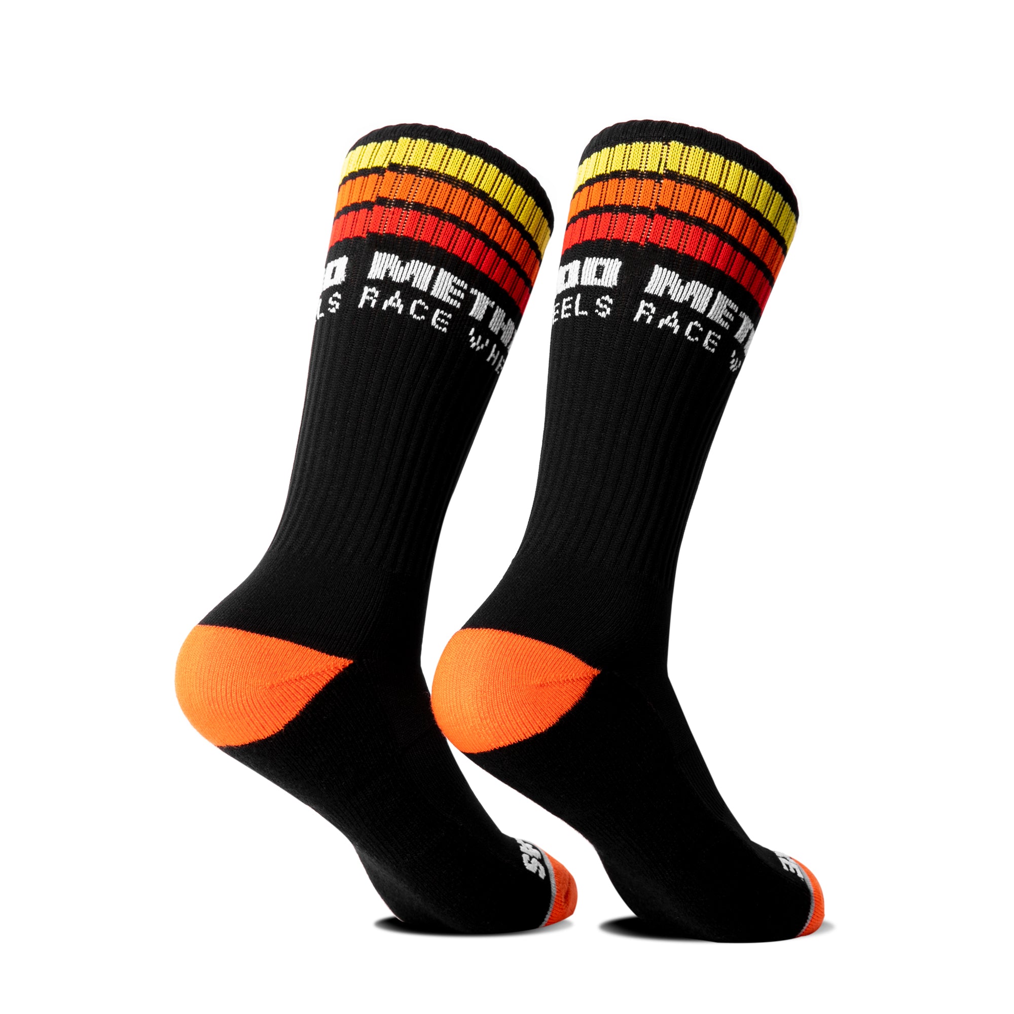 Classic Stripes Logo Socks | Black – Method Race Wheels Australia