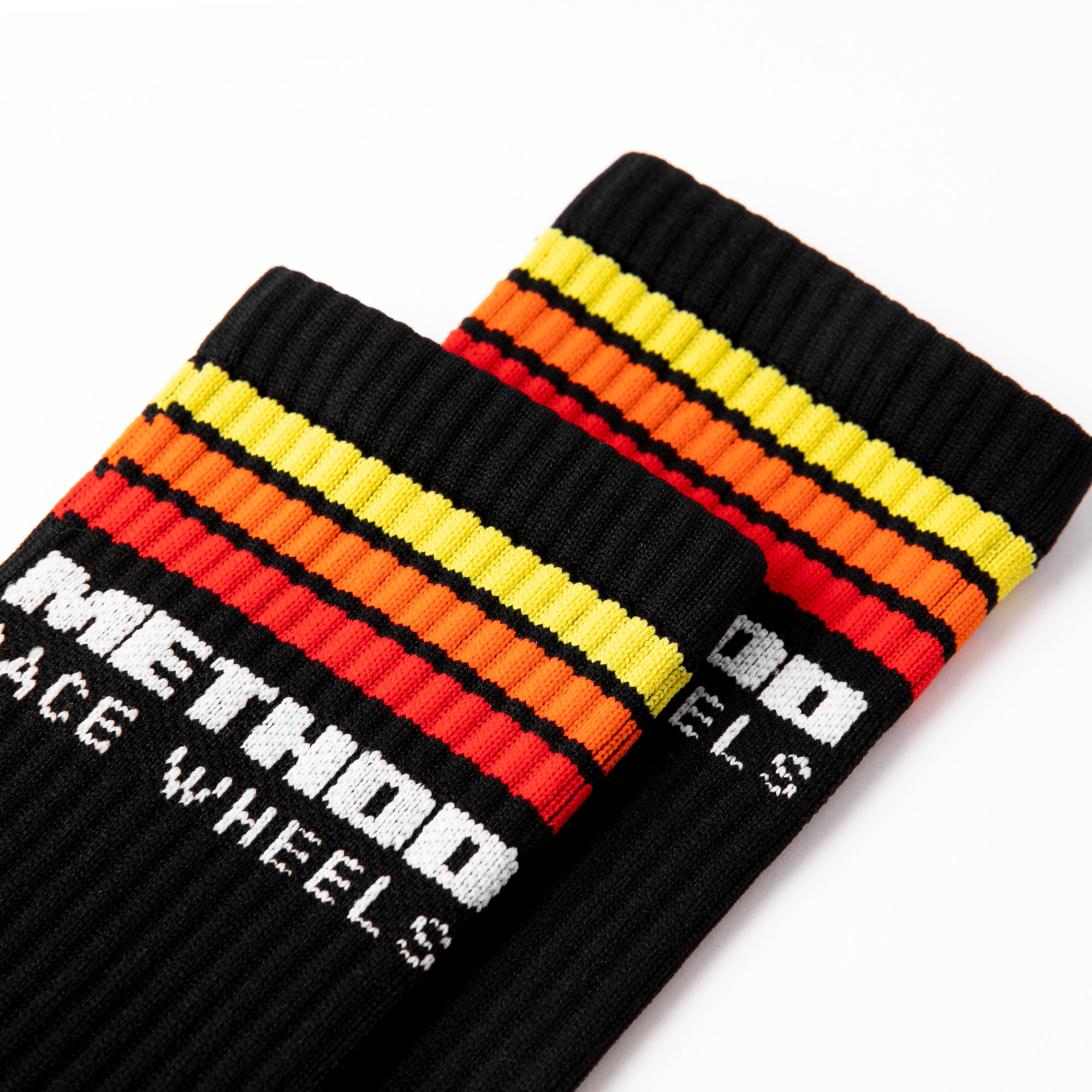 Classic Stripes Logo Socks | Black – Method Race Wheels Australia